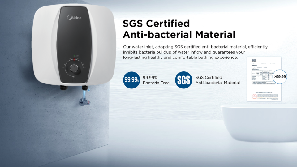 Jual Midea Electric Water Heater 15L Anti Dry Heating - D15-02VA | SGS ...