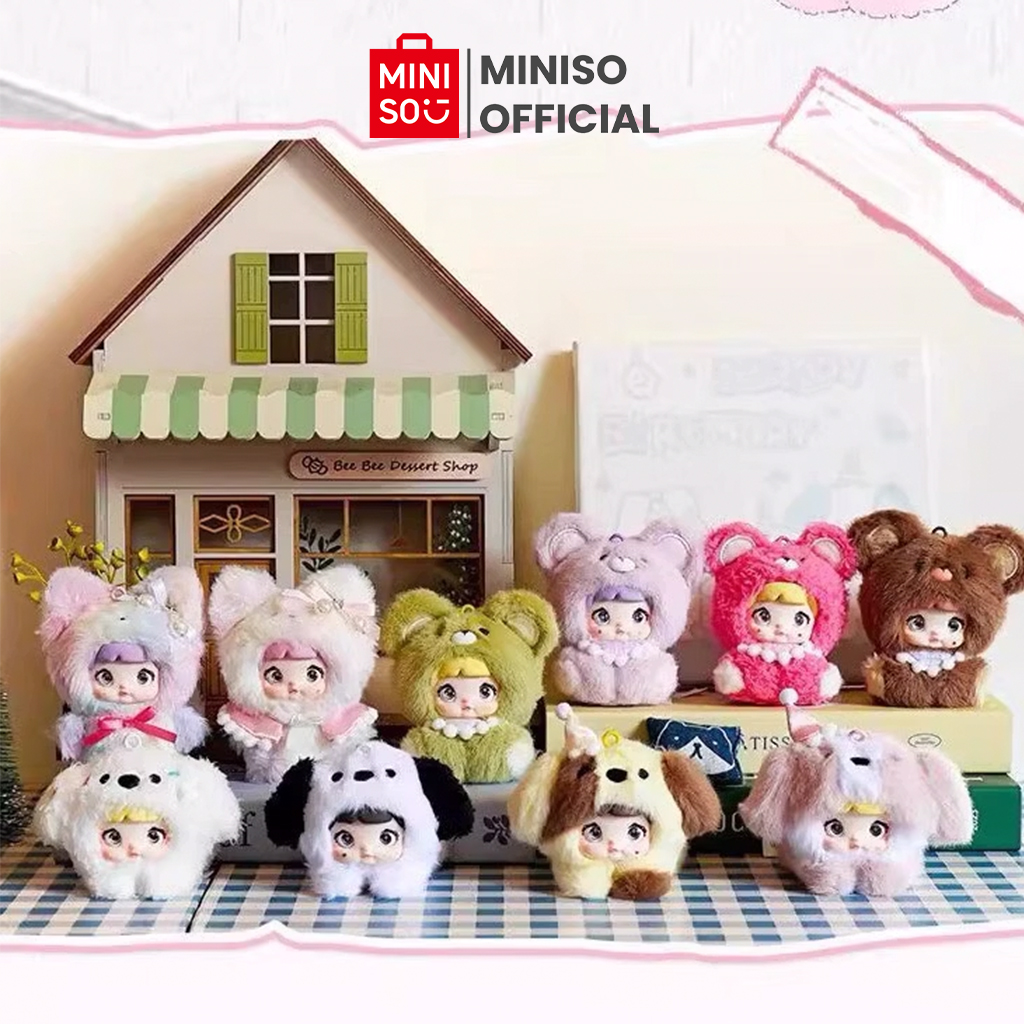 Jual MINISO Nommi Full Collection Blind Box Plush Toy Surprise Box ...