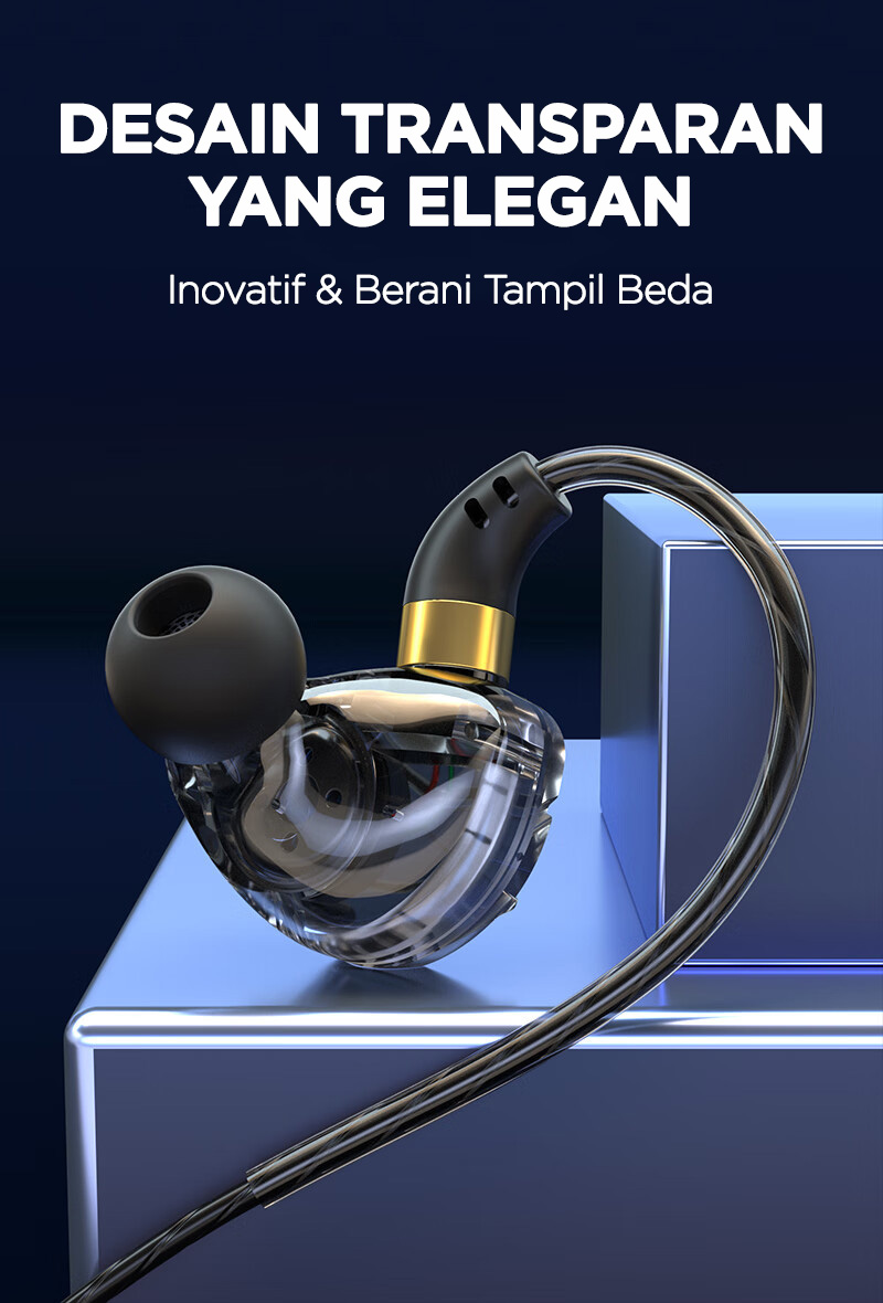 Jual Sonix Gaming Headset SH06 Berkabel Transparan HIFI Superbass ...