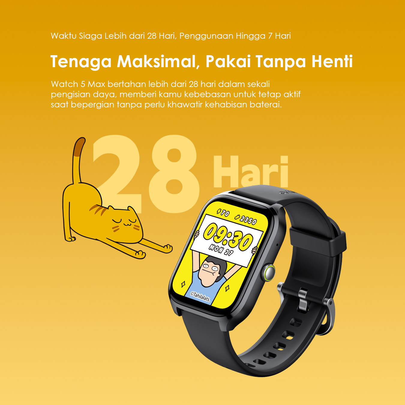Jual oraimo Watch 5 Max Tahilalats Jam Tangan Pintar Smartwatch OSW-804 ...
