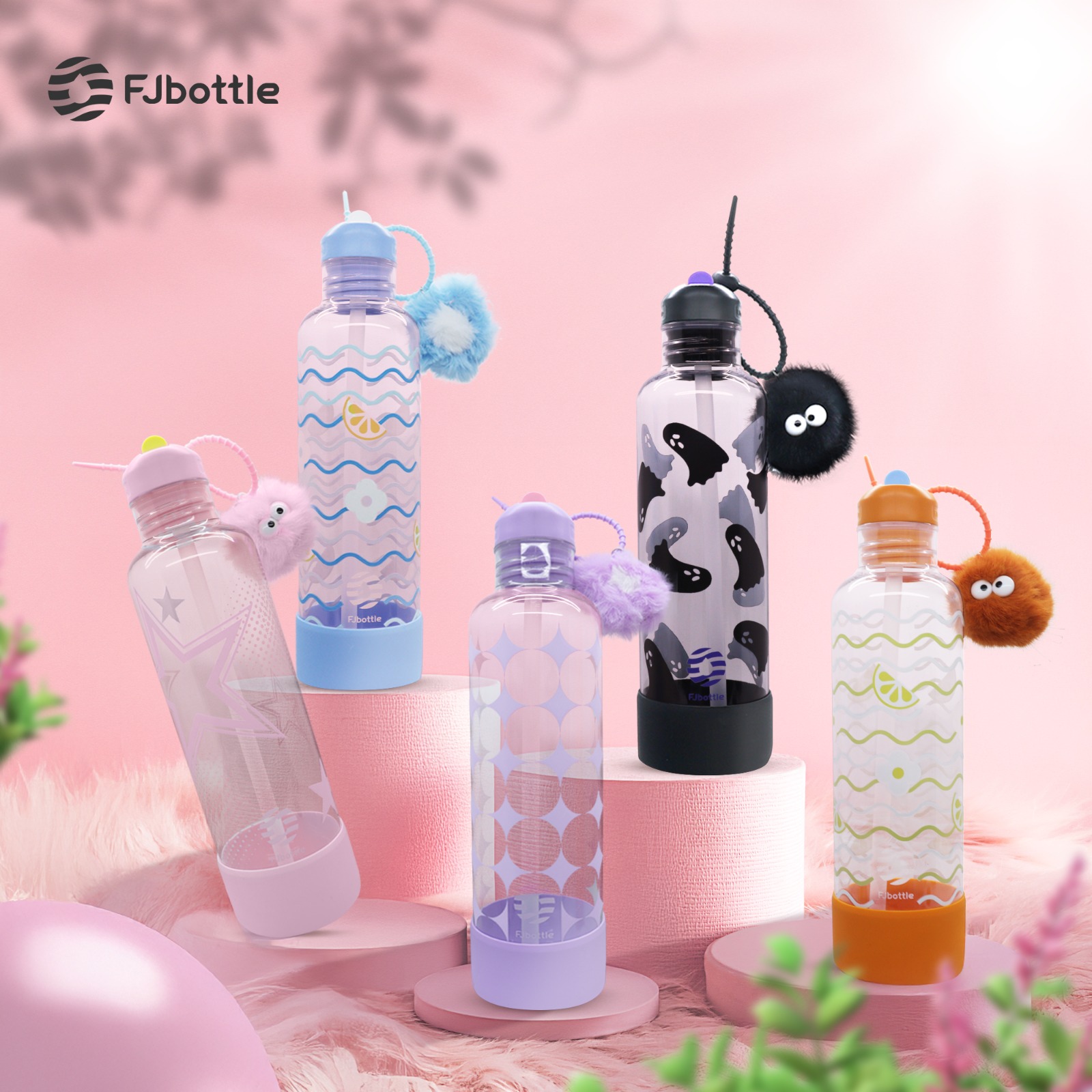 Jual FJBottle - SR2079 Botol Minum Tumbler Sunny Bahan Tritan BPA FREE 1 Liter Freesip , Dengan ...