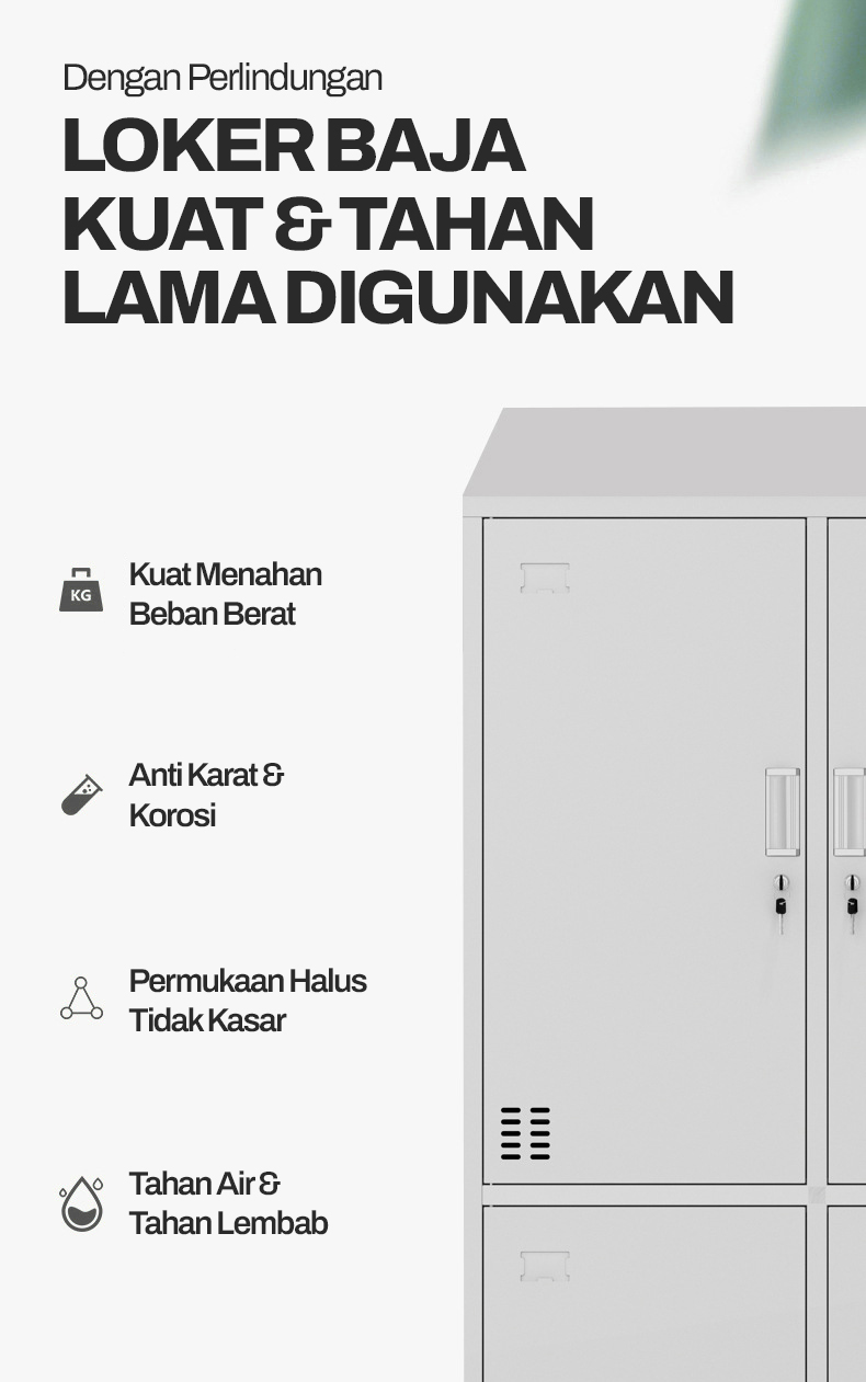 Jual FENG LONG LEMARI LOKER BESI LOKER KARYAWAN LOKER KABINET LOKER ...