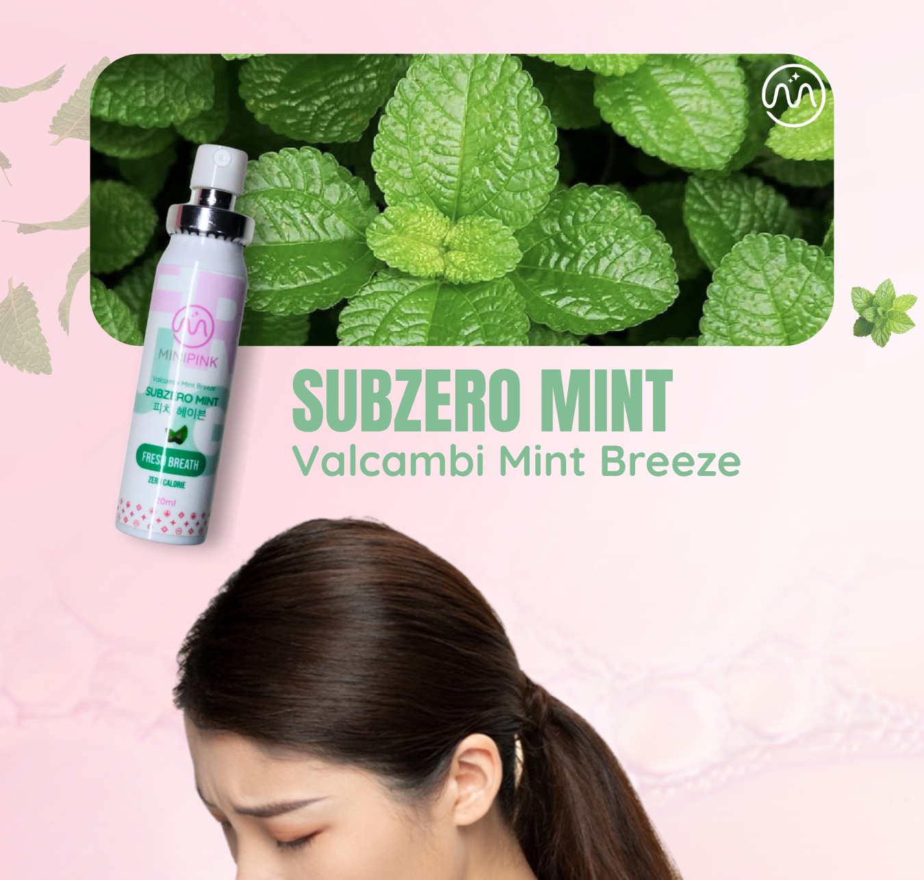Jual MINIPINK Zero Calorie Mouth Spray | Spray Pengharum Mulut Untuk ...