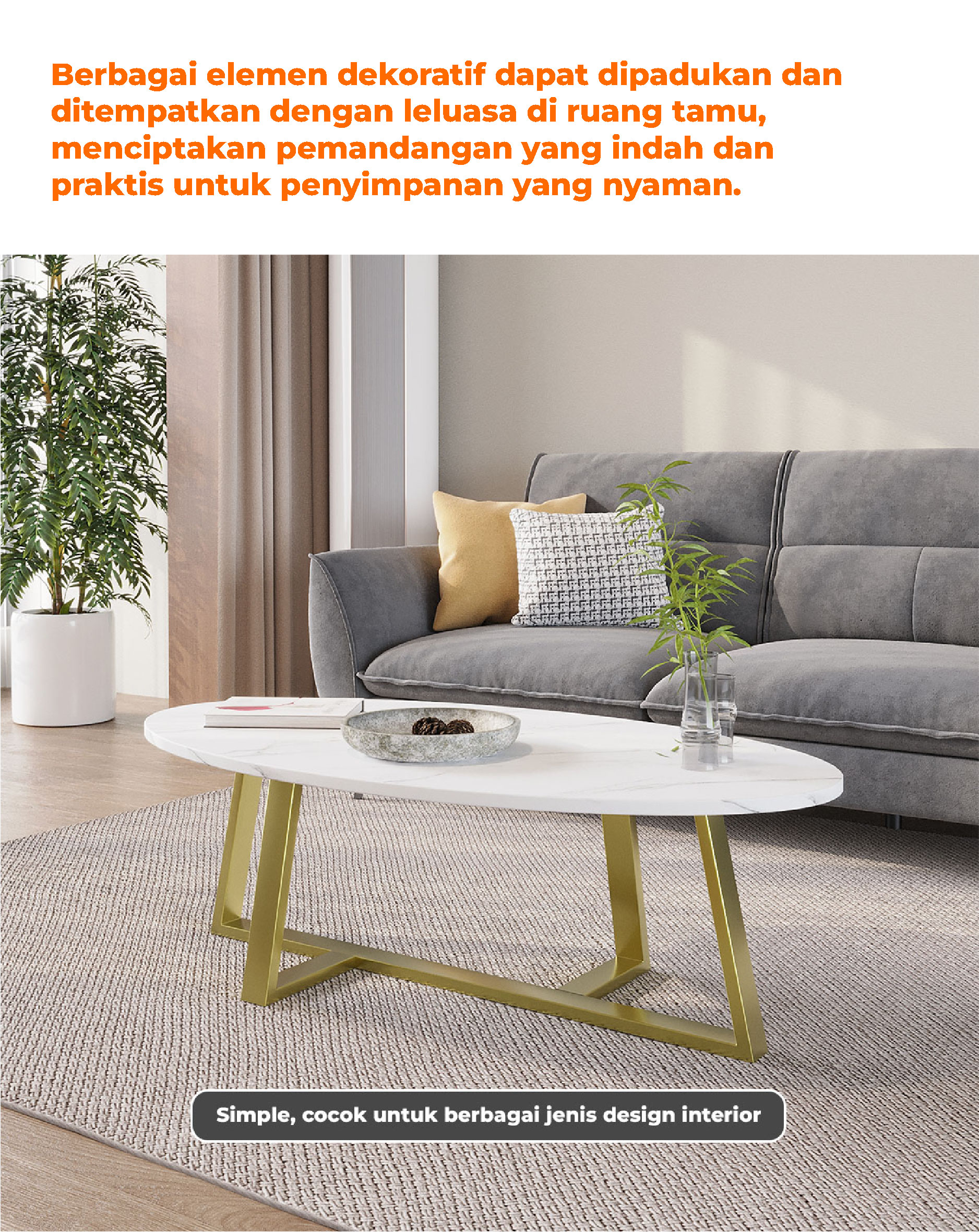 Jual Homedoki Meja Tamu /Meja Ruang Tamu Minimalis /MejaTamu Minimalis ...