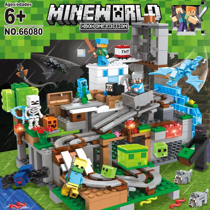 Jual ZHEGAO Mainan Anak My World Minecraft Mainan Balok Model Untuk DIY ...
