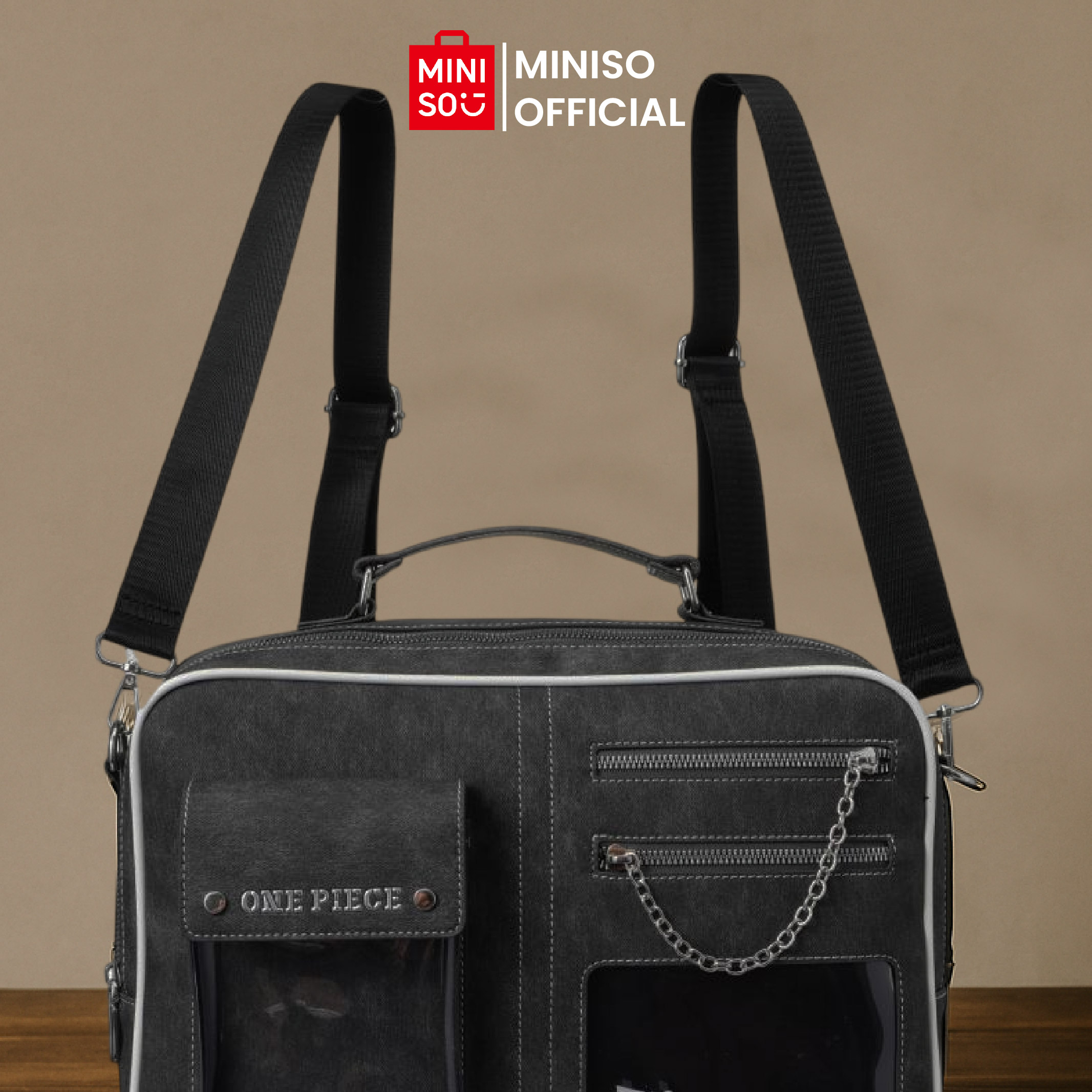 Jual MINISO X One Piece Shoulder Bag Multifungsi Tas Ransel Kapasitas ...