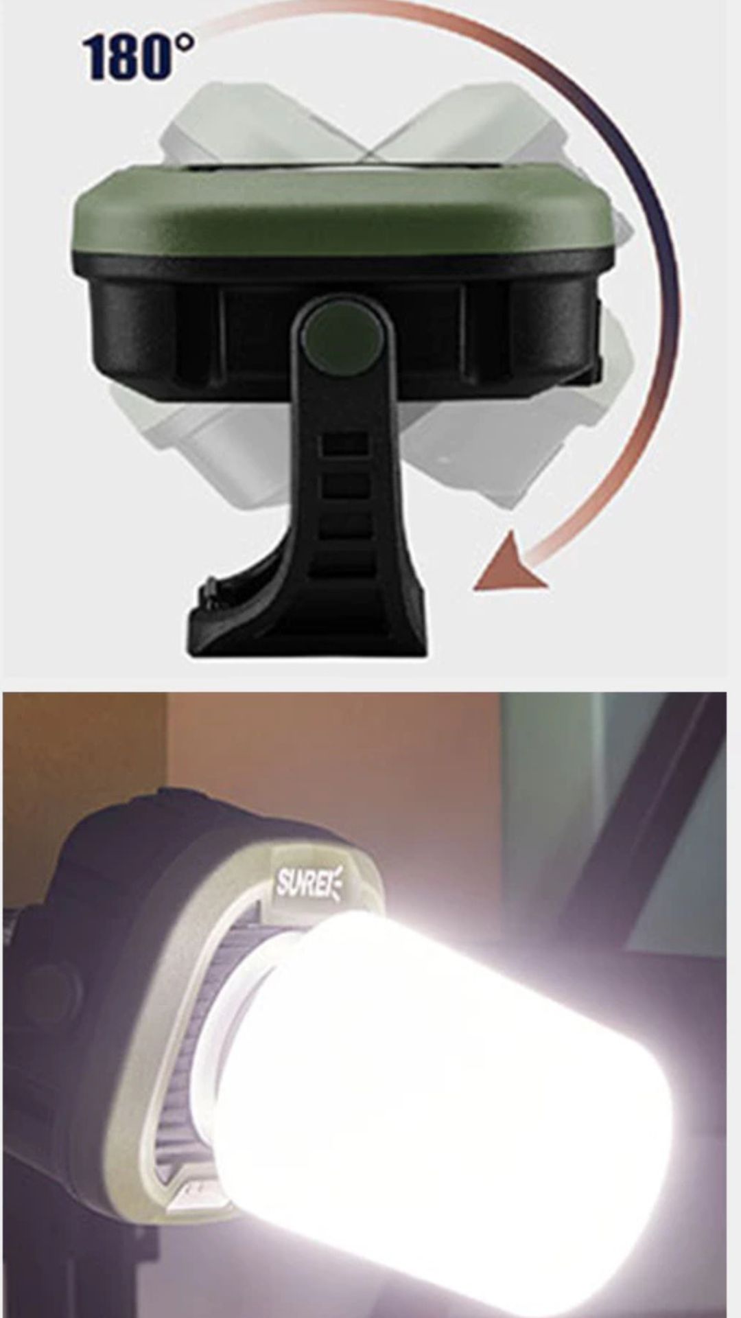 Jual Lampu Emergency SUNREI C1500 PRO Kerja Proyek CAHAYA SUPER TERANG ...