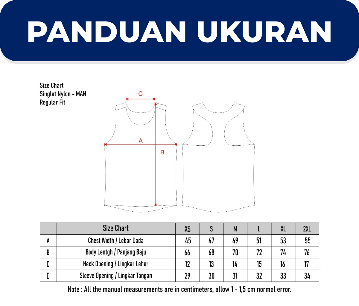 Jual Duraking Singlet Olahraga Pria 100% Nylon - Race Flow Nylon ...