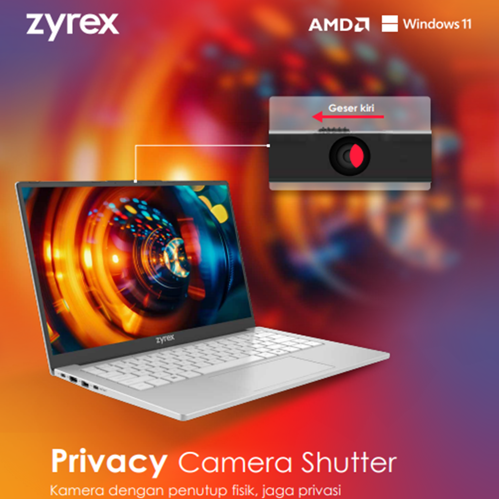 Jual NEW DEALS - ZYREX D-TECH PRO V1 RYZEN 5 6600H 16GB 512GB W11 14 ...