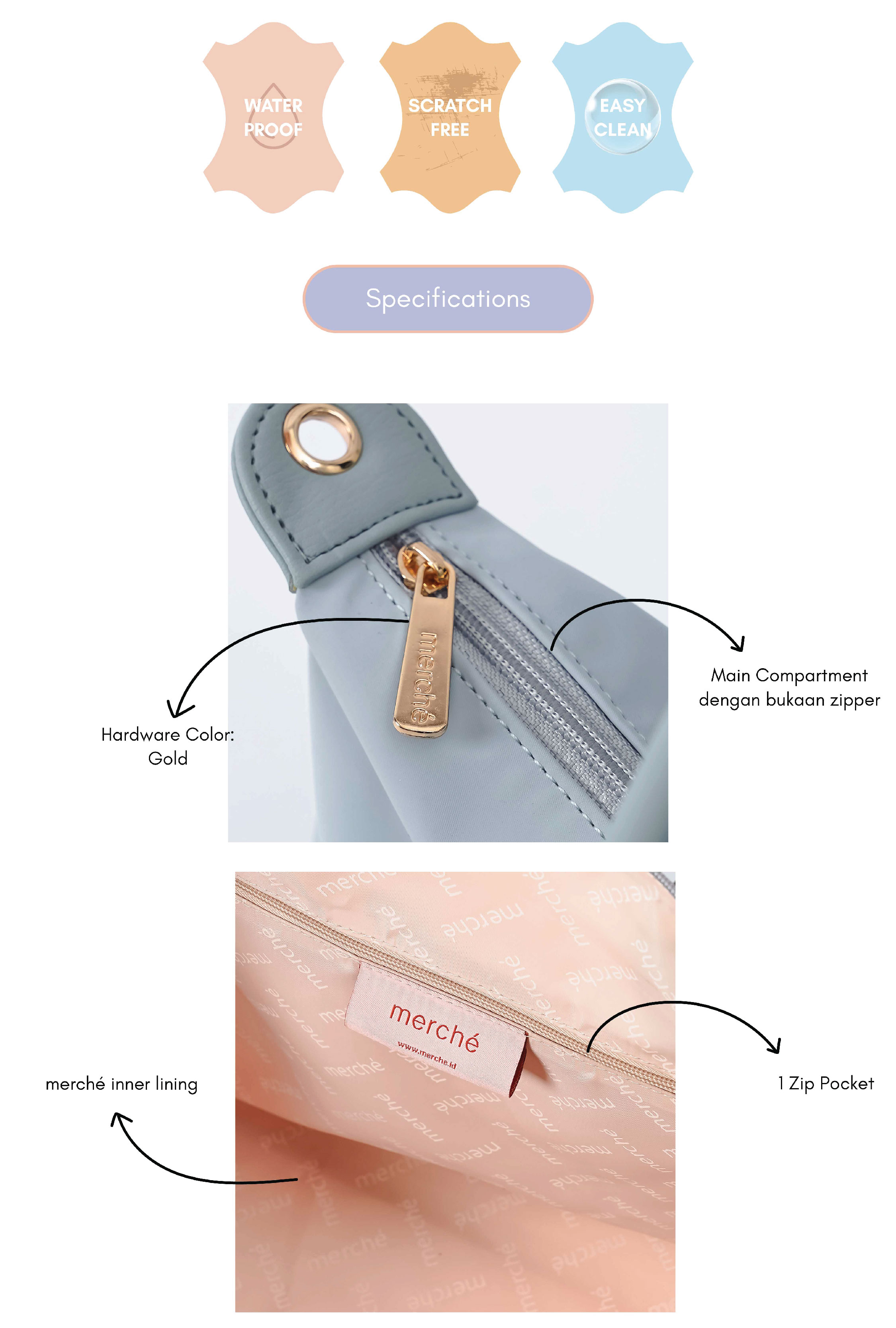 Jual Merche Tas Bahu Wanita Alice | Shopee Indonesia