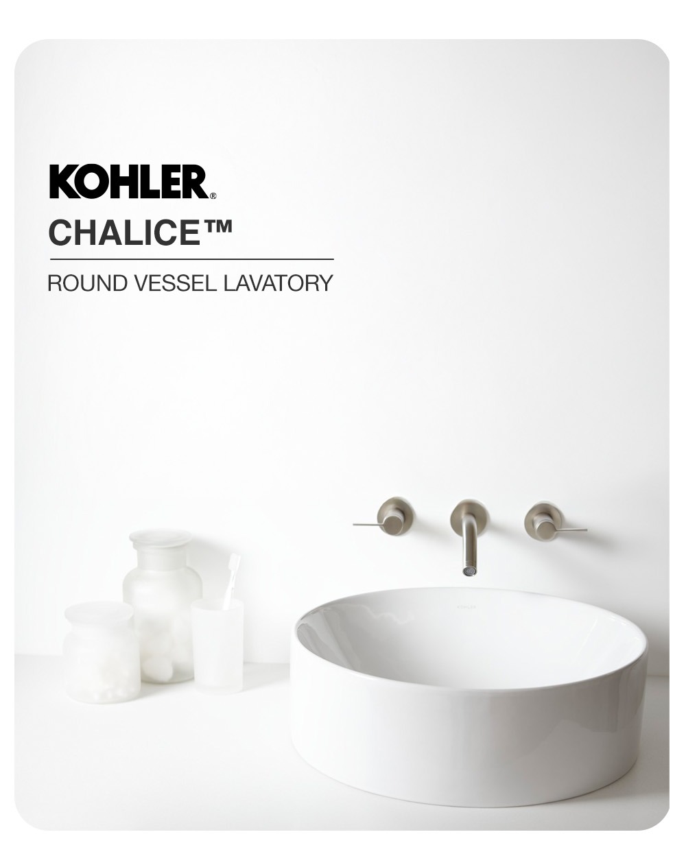 Jual KOHLER Chalice Wastafel / Lavatory Vessel Round / Bulat Hitam ...