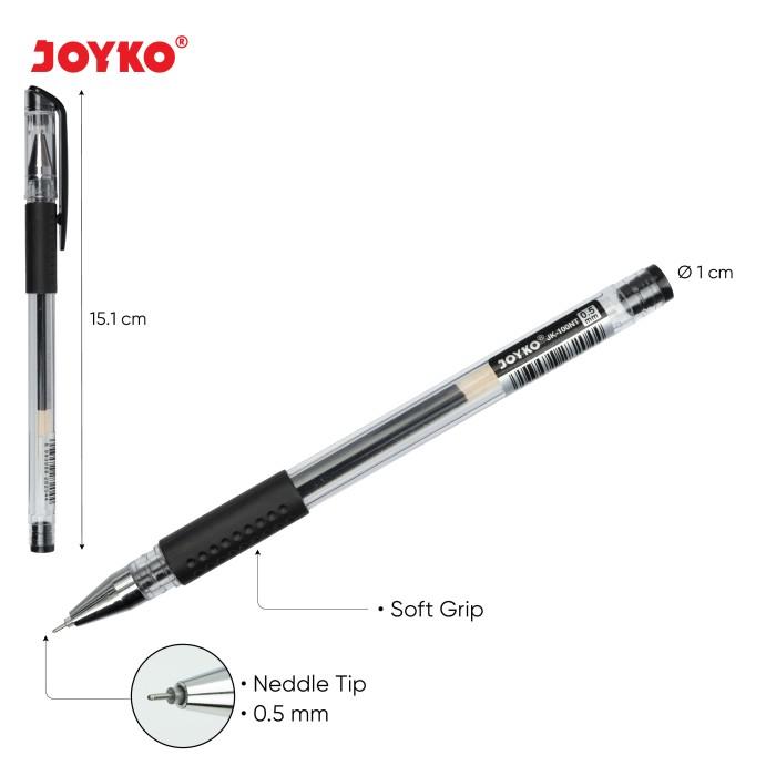 Jual JOYKO Gel Pen Pulpen Pena JK-100NT 0.5 mm | Shopee Indonesia