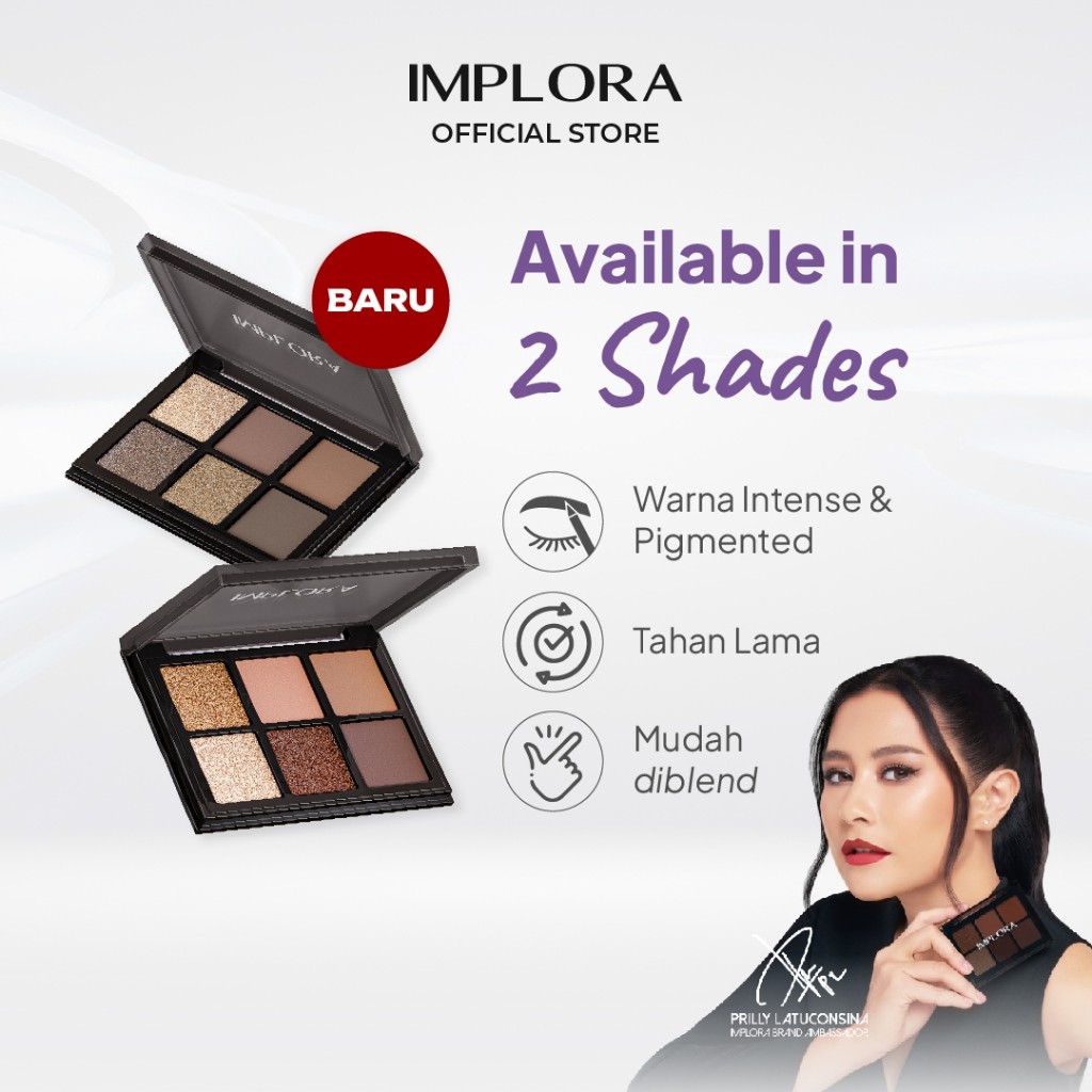 Jual Implora Urban Eyeshadow Palette Pigmented Long Lasting l Ayah Bunda Mart | Shopee Indonesia