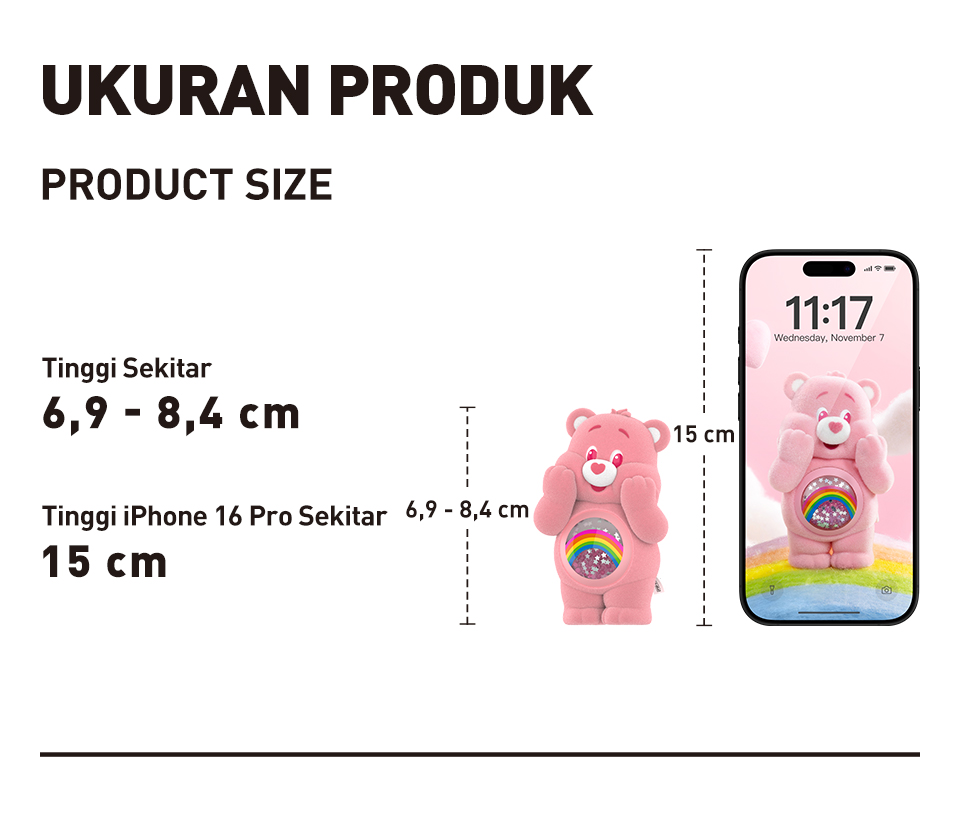 Jual POP MART Care Bears Colorful Hugs Series Action Figures Blind Box ...