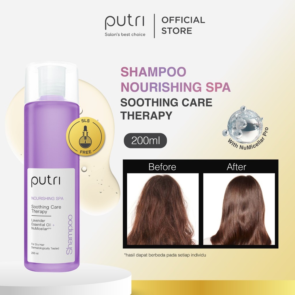 Jual Putri Nourishing SPA Shampoo 450ml and 200ml | Shopee Indonesia