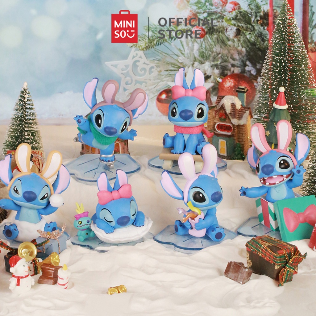 Jual MINISO Disney Stitch Eat Something Before Sleep Collection Vinyl ...