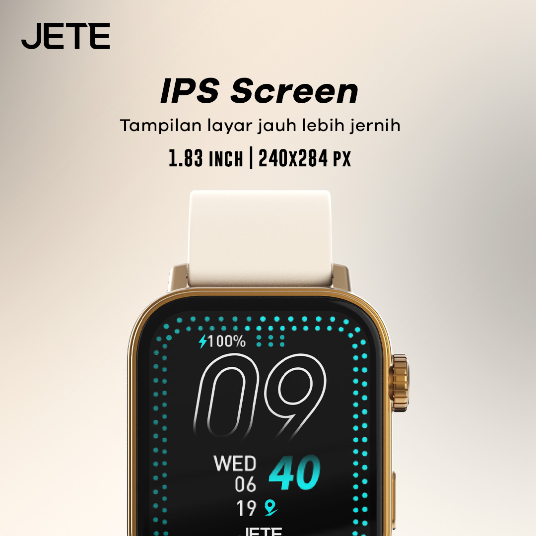 Jual Smartwatch JETE FR23 Jam Tangan Olahraga Lari 1,83Inch dengan ...