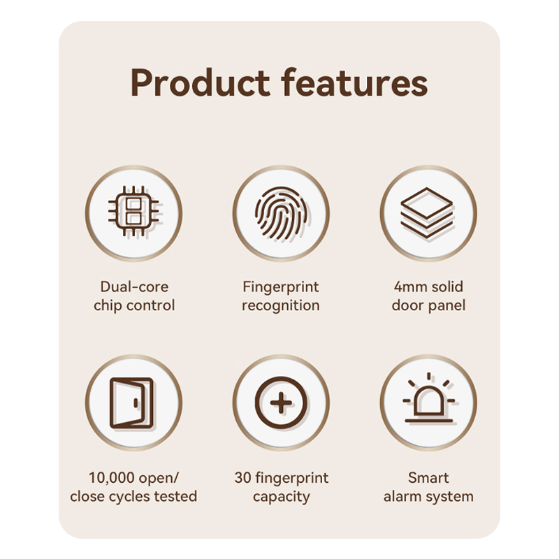 Jual Deli Brankas Besi Digital / Fingerprint Digital Safebox 38x36x60 ...