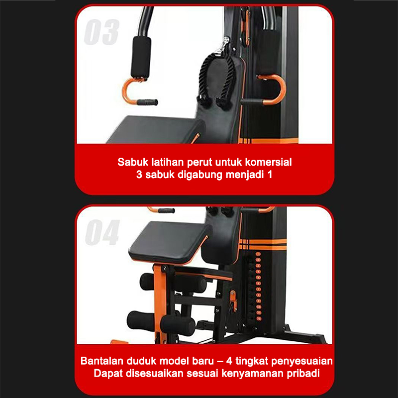 Jual Home Gym 1 Sisi Multigym Angkat Beban/Multigym Alat Fitnes/Gym angkat Beban/Dengan beban ...