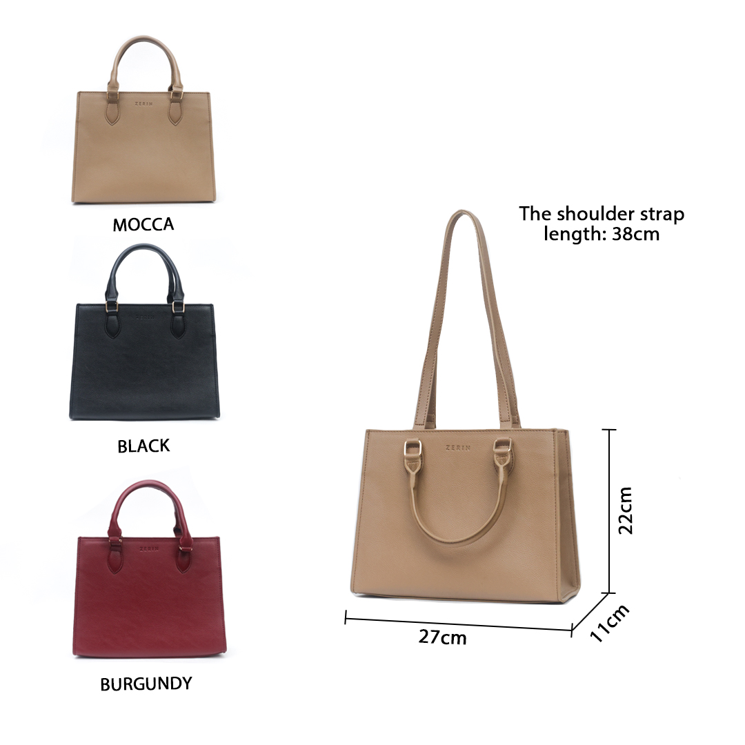 Jual ZERIN Tas Luxeberry - Handbag Kotak Elegan untuk Kerja ...