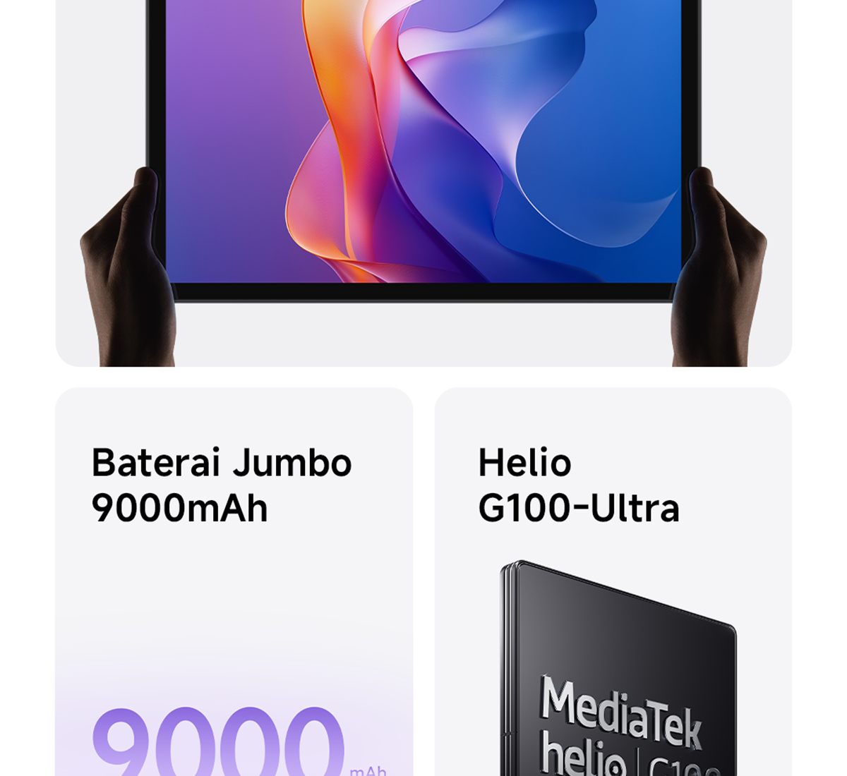 Jual Xiaomi Redmi Pad 2 (4/128G) | 11" 2.5 Layar Super-jernih | Baterai jumbo 9000mAh (typ ...