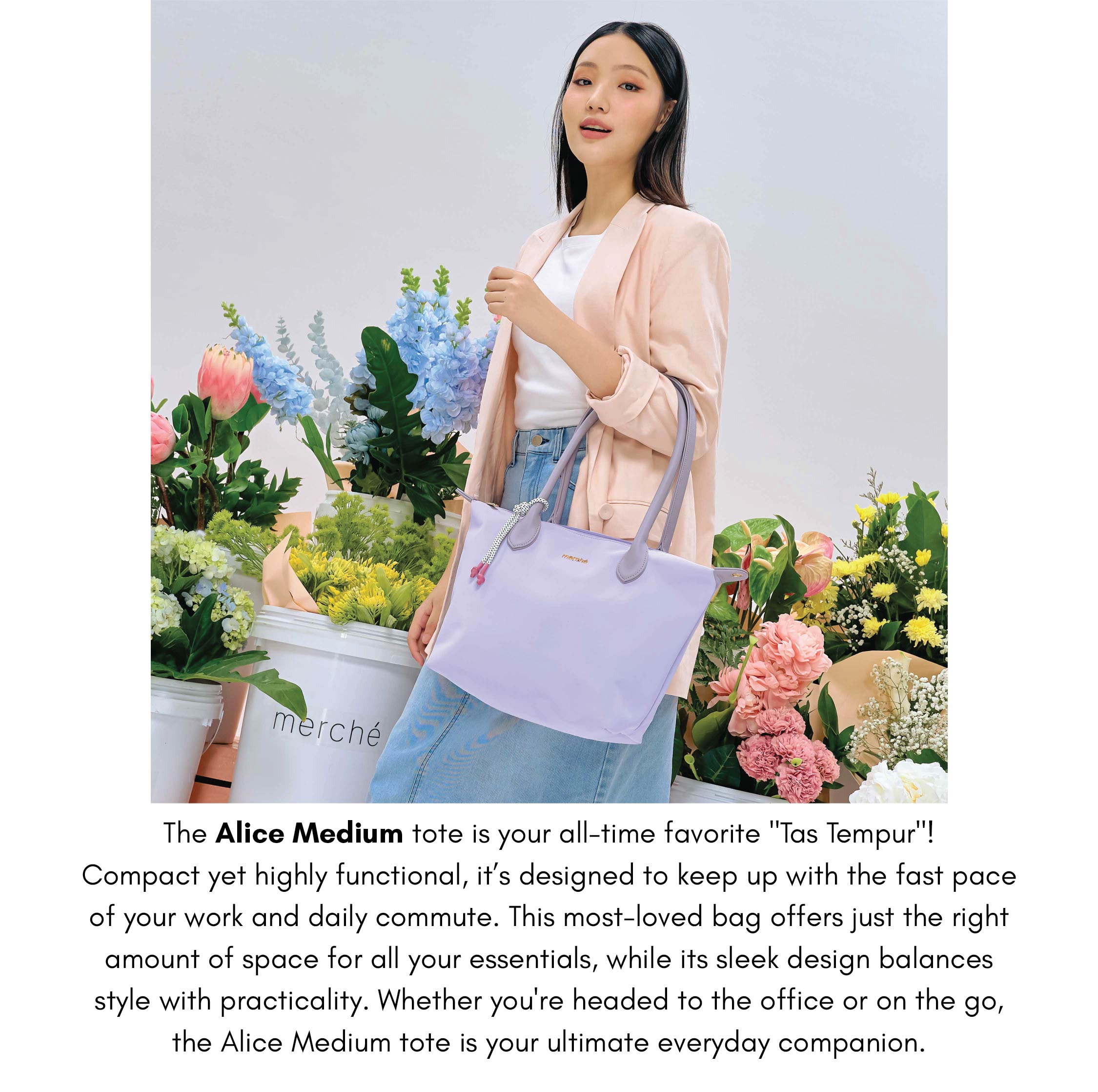 Jual Merche Tas Bahu Wanita Alice | Shopee Indonesia
