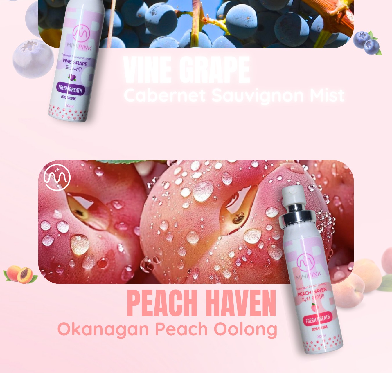 Jual MINIPINK Zero Calorie Mouth Spray | Spray Pengharum Mulut Untuk ...