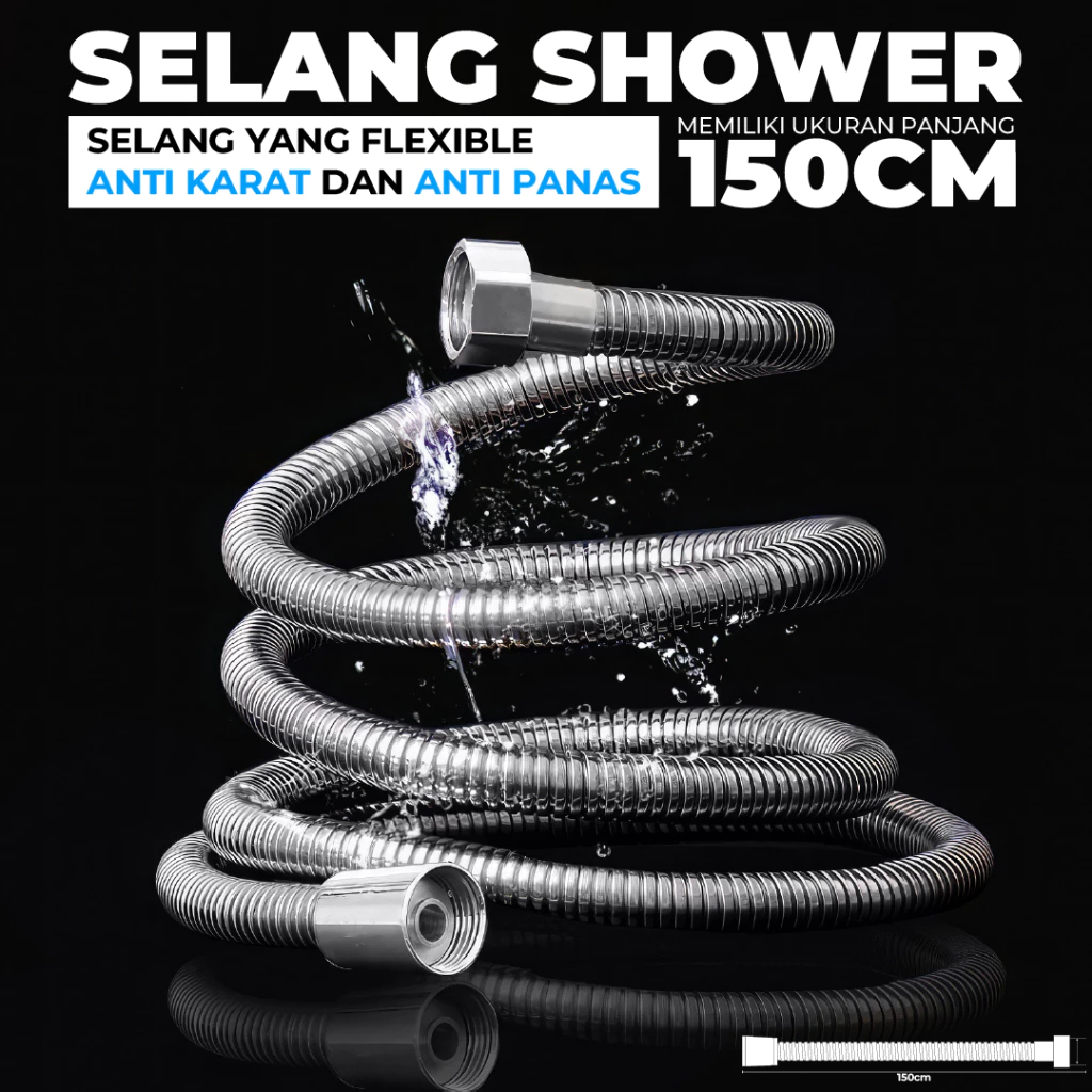 Jual DTG - Shower Mandi 3 in 1 Handshower Hand Multi Fungsi Air Set 5 ...