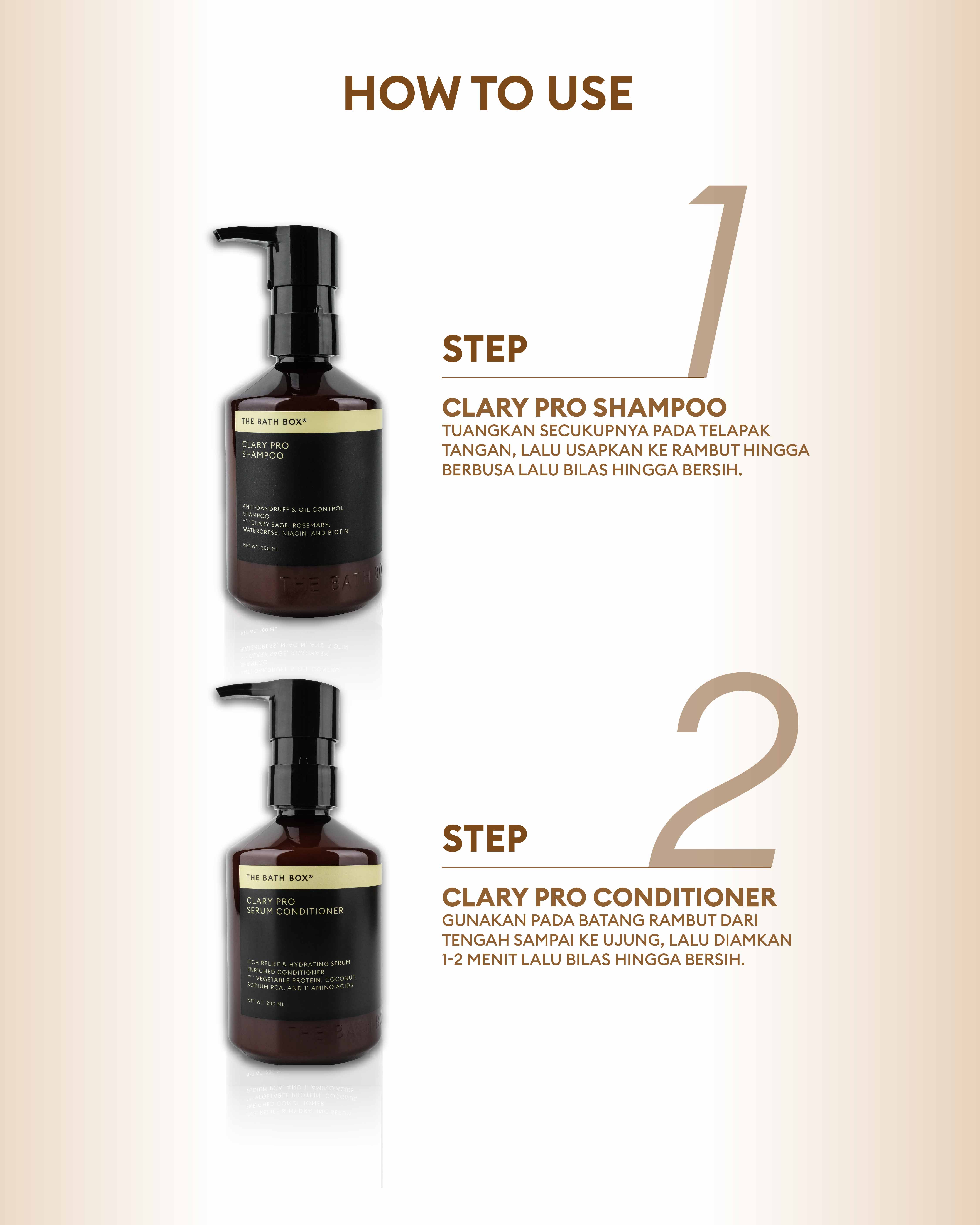 Jual THE BATH BOX - Clary Pro Haircare (Rambut Berketombe, Rambut ...