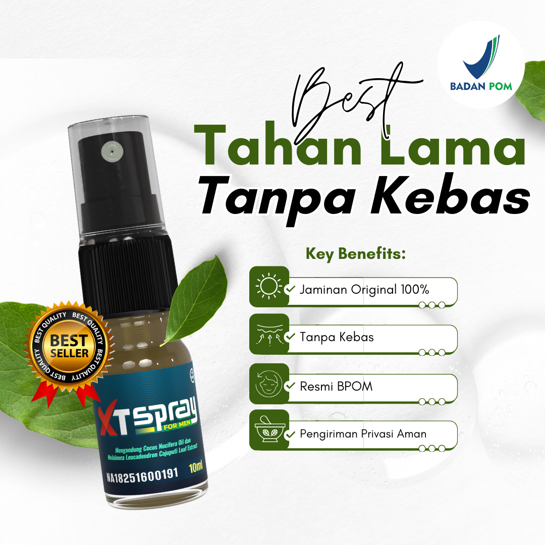 Jual XT Spray obat kuat Pria Tahan lama pria Original herbal oles BPOM | Shopee Indonesia