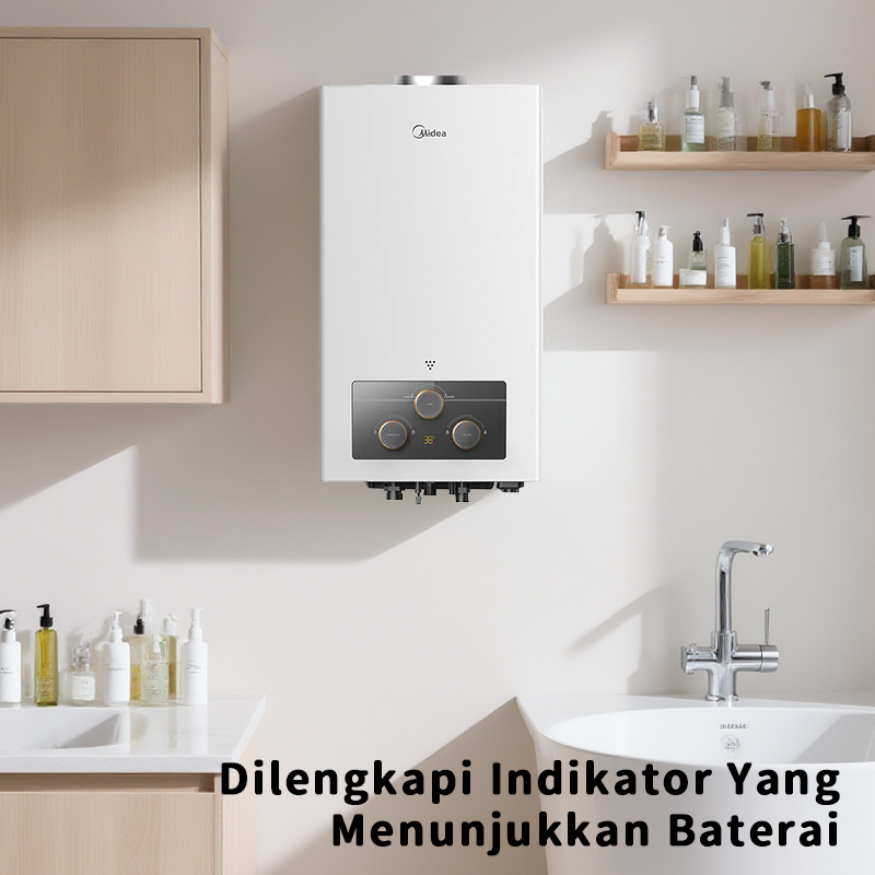 Jual Midea 5L/6L Gas Water Heater PGN JSD10-5DHS1 / JSD12-6DHS1 ...