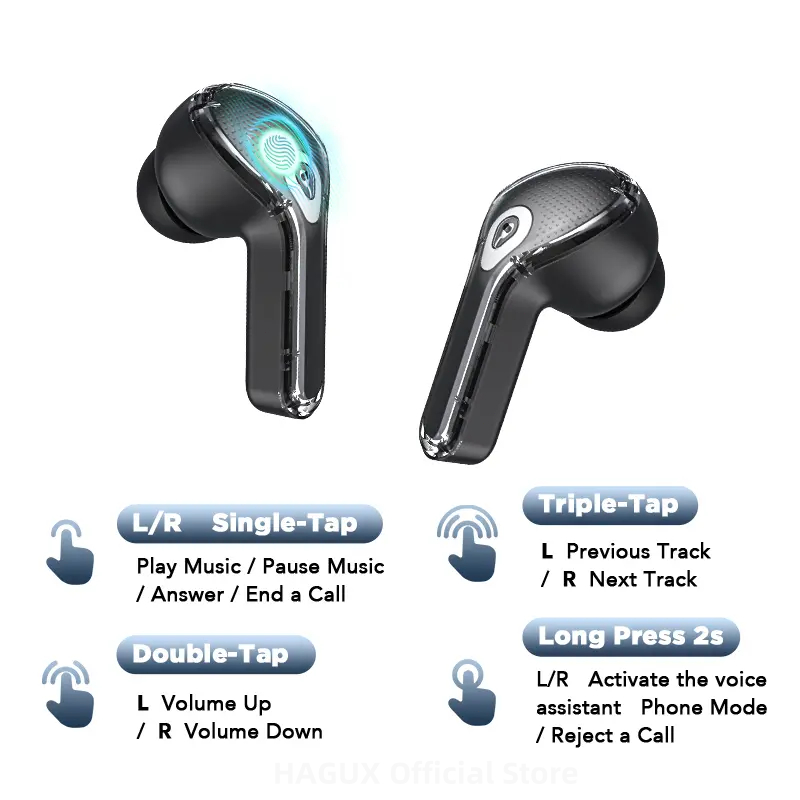 Jual ZNP XP16 Wireless Bluetooth Headset V6.0 in Ear Earphone TWS IPX5 ...