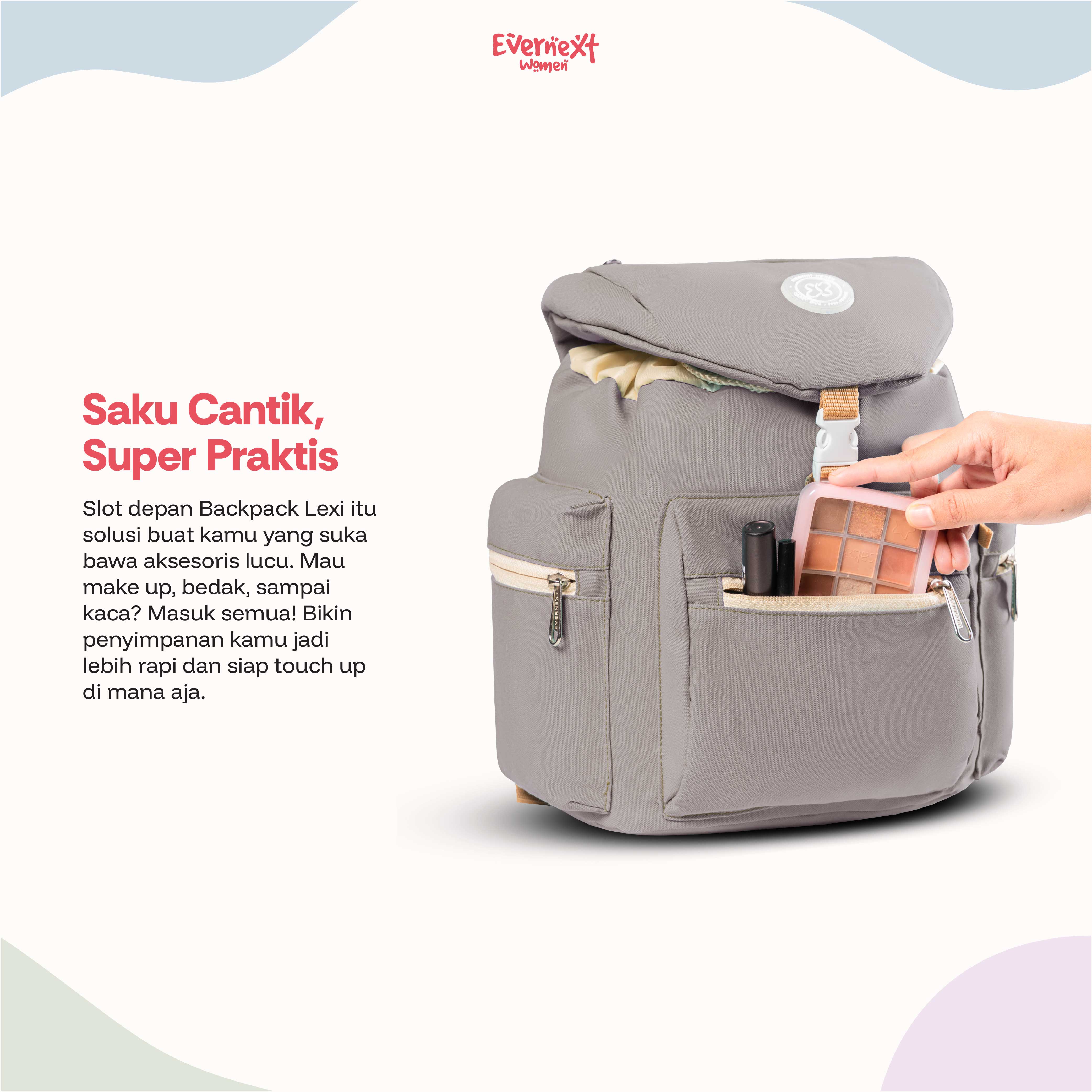 Jual Evernext - Tas Ransel Wanita Tas Punggung Laptop Backpack Lexi Tas ...