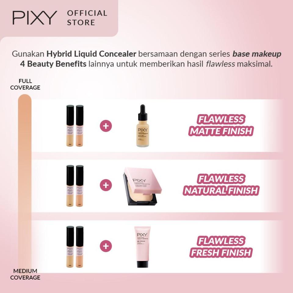 Jual Pixy 4 Beauty Benefits Hybrid Liquid Concealer 8g | Shopee Indonesia