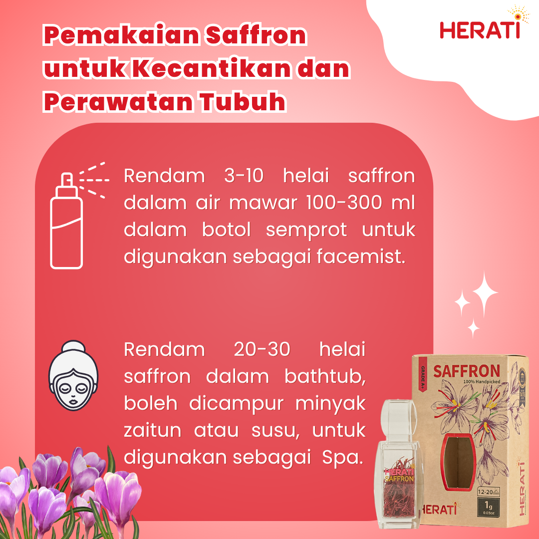 Jual Herati Saffron Afghanistan I Safron Super Negin Mini Gold 0,5 gr ...