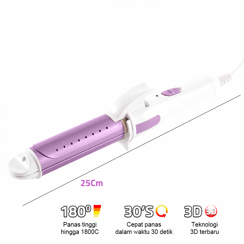 Jual GM Bear Catokan Rambut Curly (2 IN 1) 2387 - Catokan Curly Straight Lurus dan Keriting ...