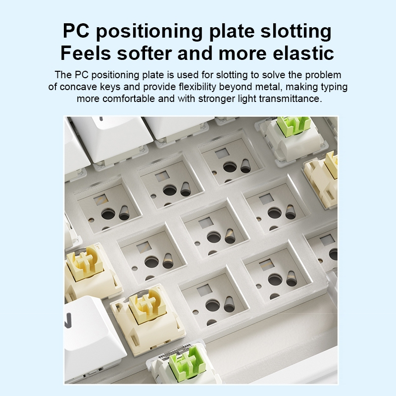 Jual AULA F75 Mechanical Keyboard Gaming 75% Five Layer Pading and Knob ...