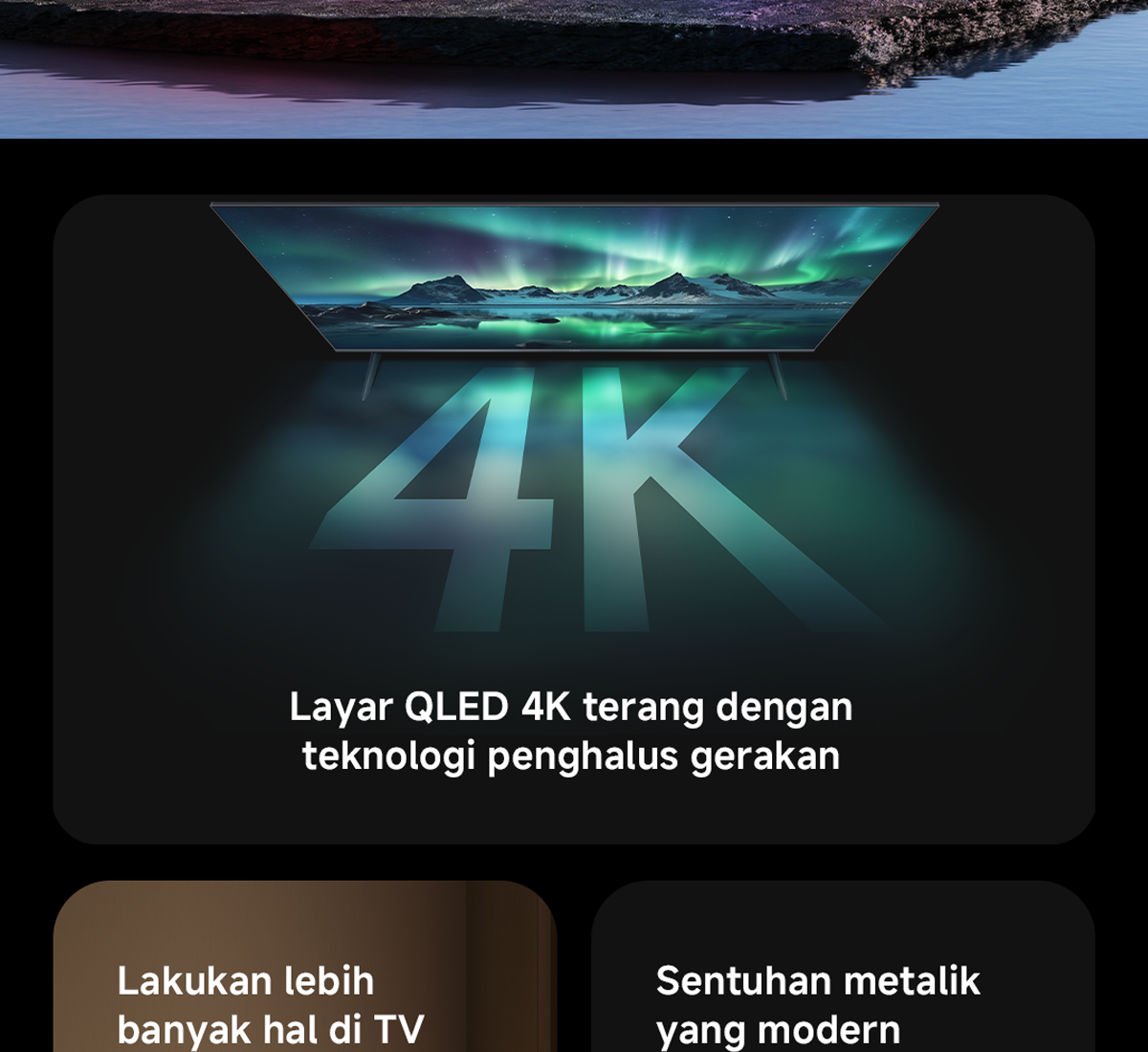 Jual Xiaomi TV A Pro 43 2026 | Layar 4K QLED MEMC HDR10+ Filmmaker Mode | Frame sleek metal ...