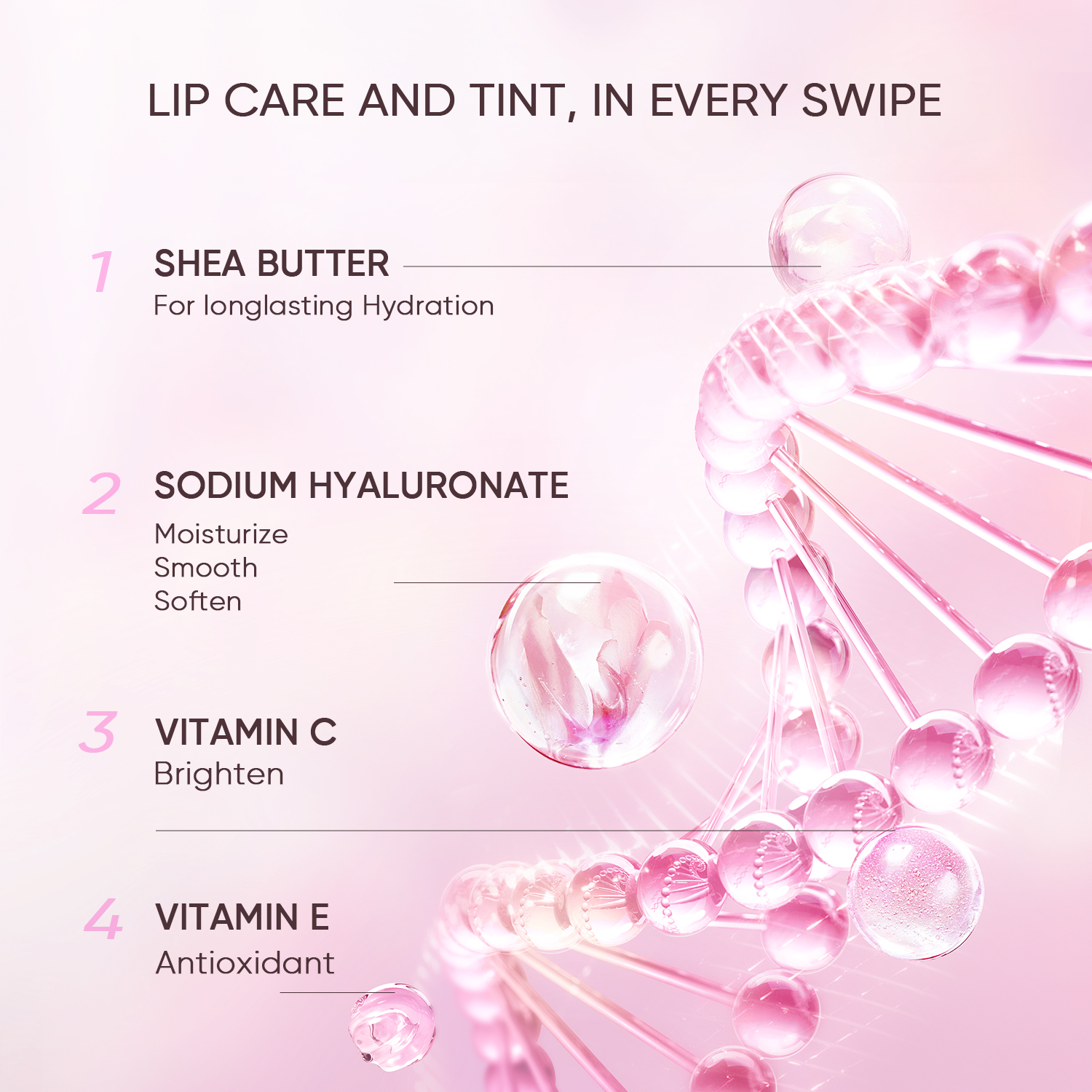 Jual [New Launch]SKINTIFlC - Brightening Lip Serum tinted lip balm lip ...