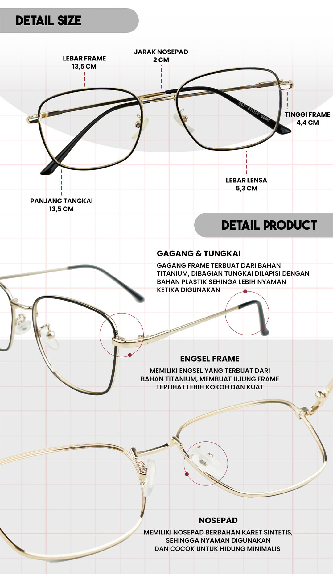 Jual DJAVA OPTIK - Frame Aurum - Kacamata Minus Photocromic Blueray Bluecromic Antiradiasi Frame ...
