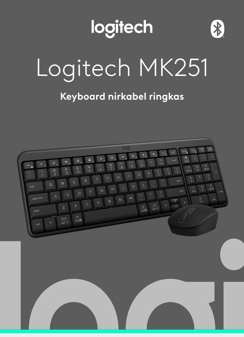 Jual Logitech MK251 Combo Mouse dan Keyboard Nirkabel Bluetooth ...