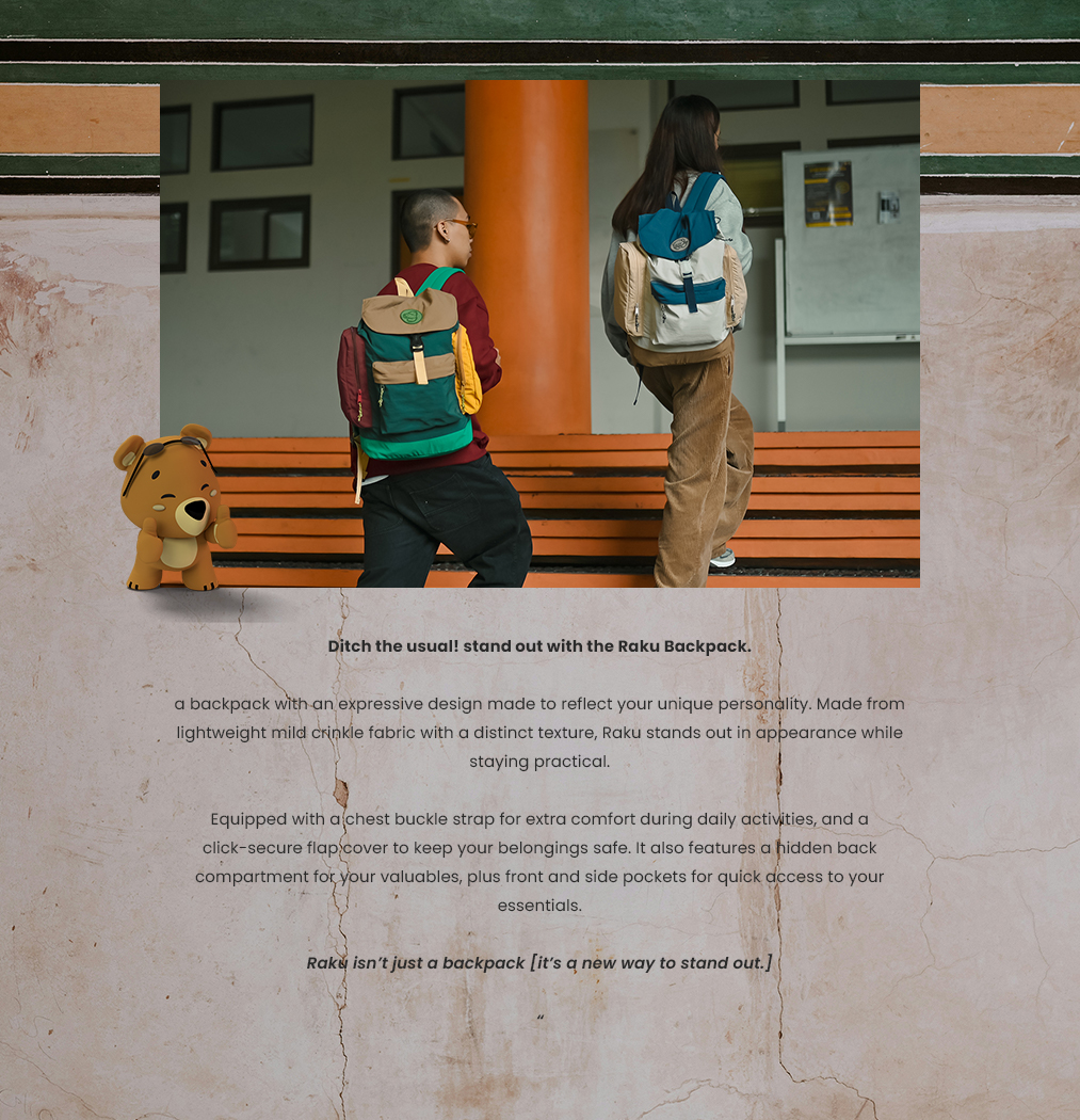 Jual CRSL Raku Backpack Series I Ransel I Travelling Bag I Tas Sekolah ...