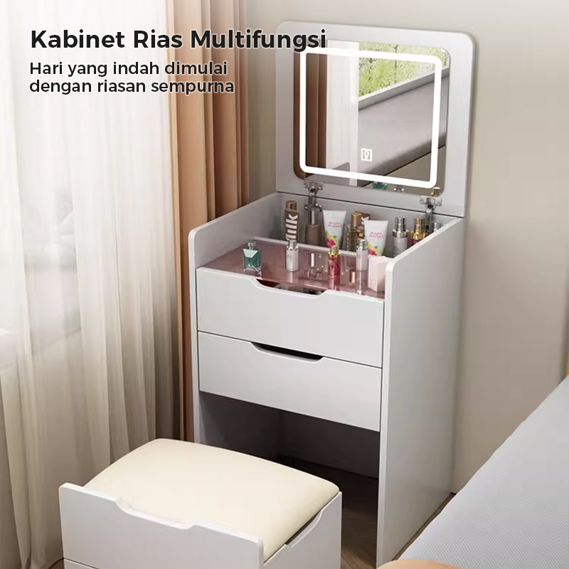 Jual E-TIFE Meja Rias Dengan Bangku Meja Rias Dengan LED Meja Rias ...