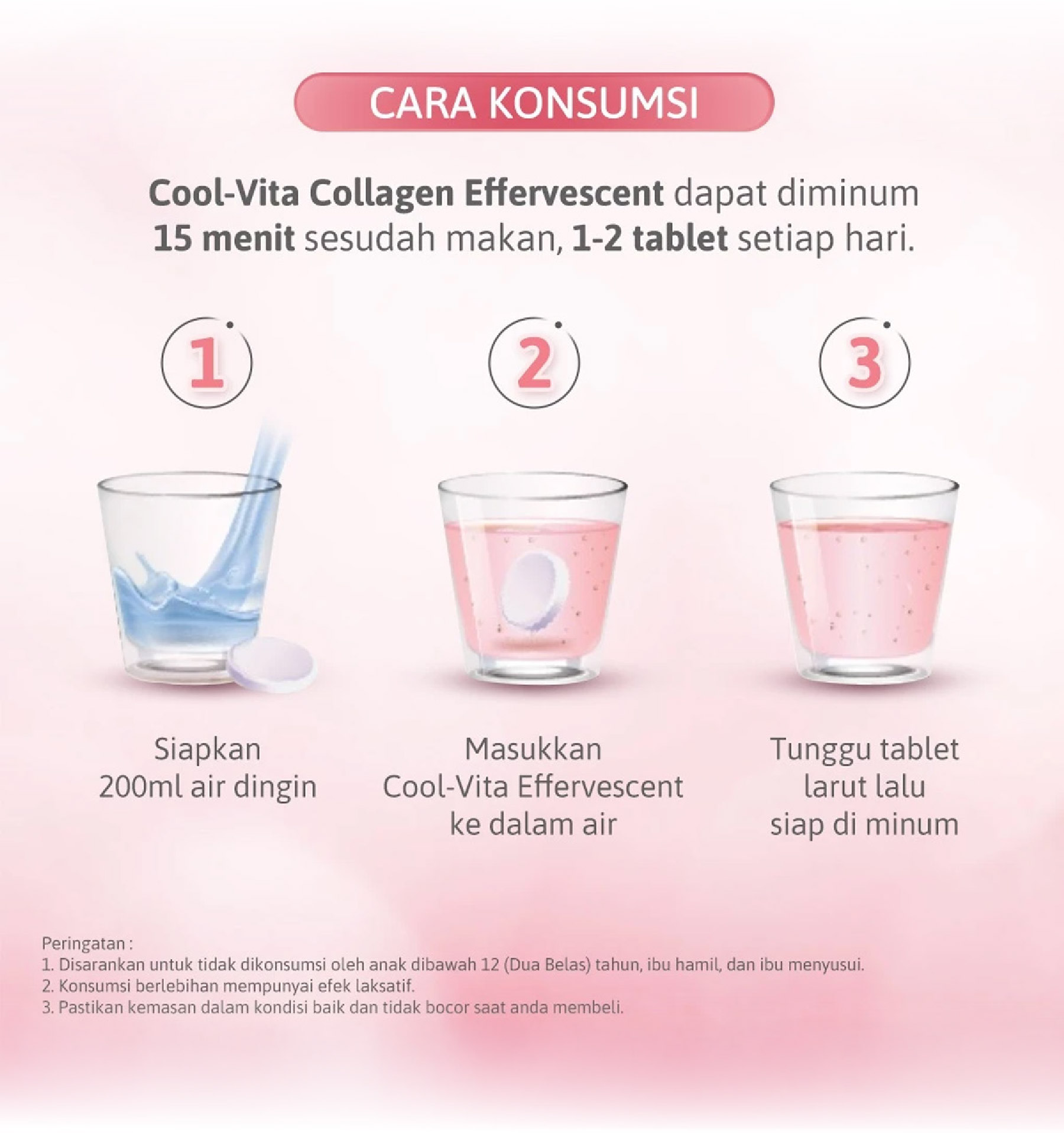 Jual Coolvita Collagen Effervescent 1 Tube isi 10 - Tablet Larut Kolagen + Vitamin C BPOM ...