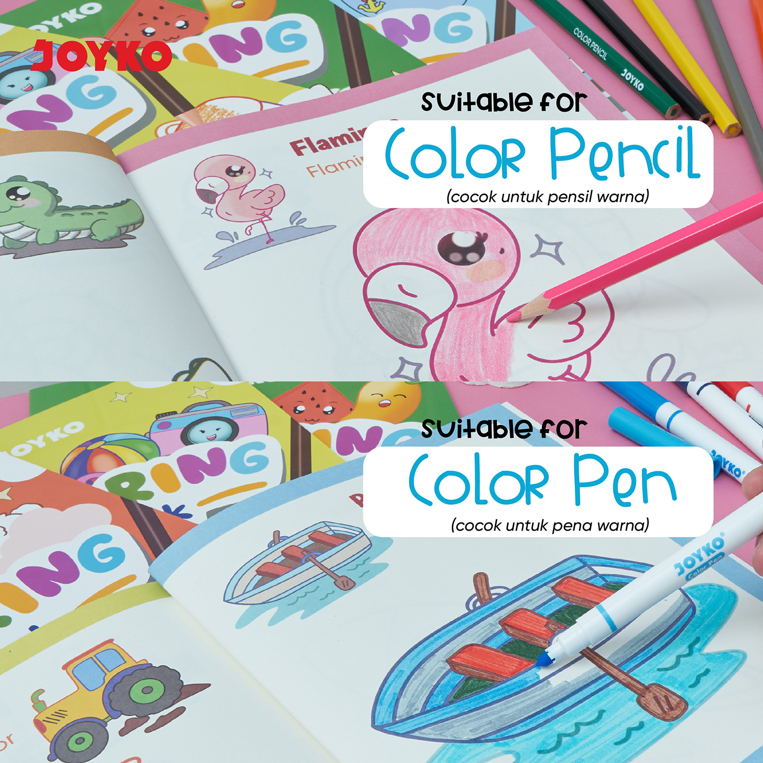 Jual JOYKO Buku Anak TK dan PAUD Mewarnai Isi 12 Lembar Coloring Book ...