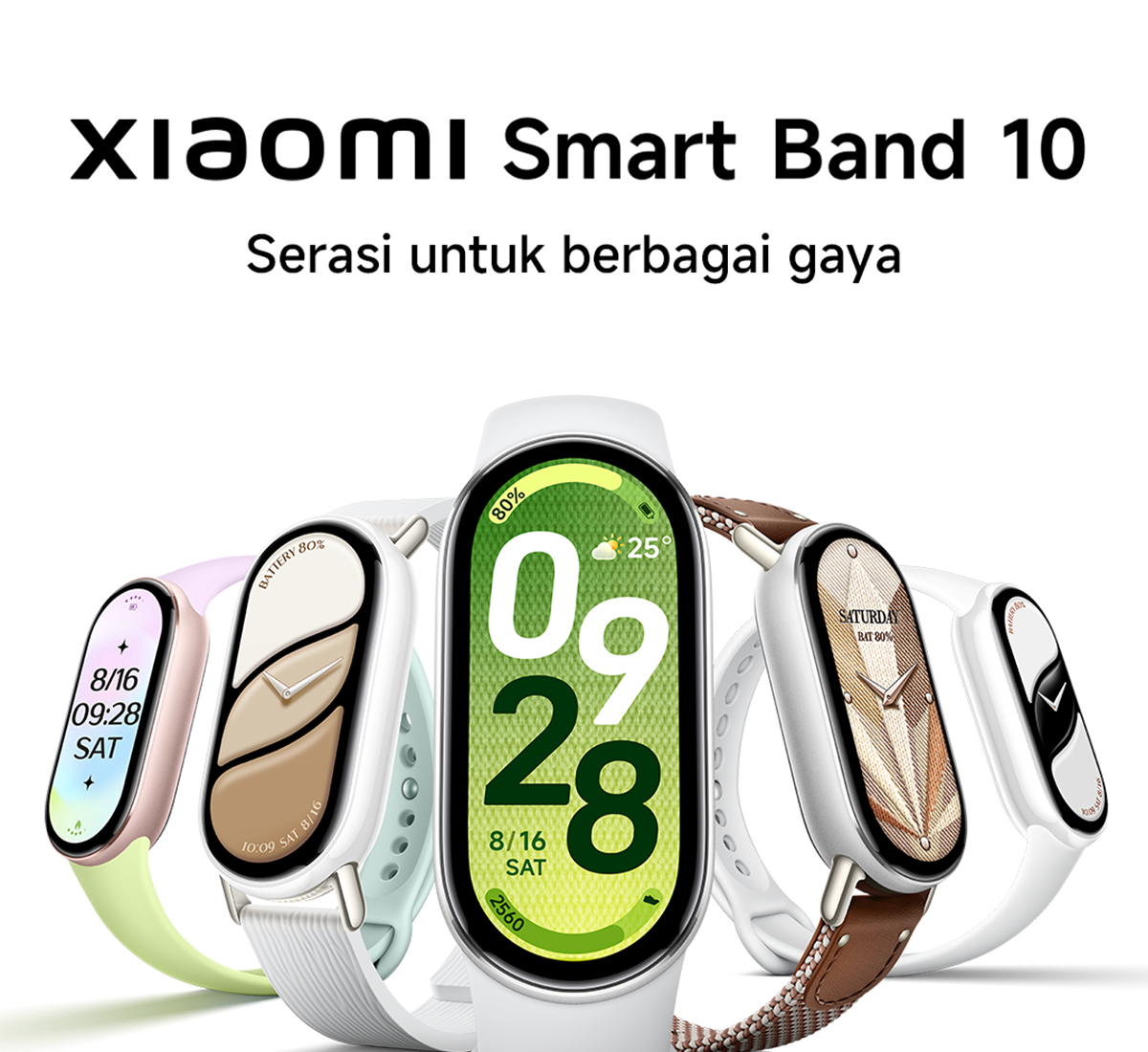 Jual Xiaomi Smart Band 10 | 1.72" AMOLED display in a sleek design | Premium style with colorful ...