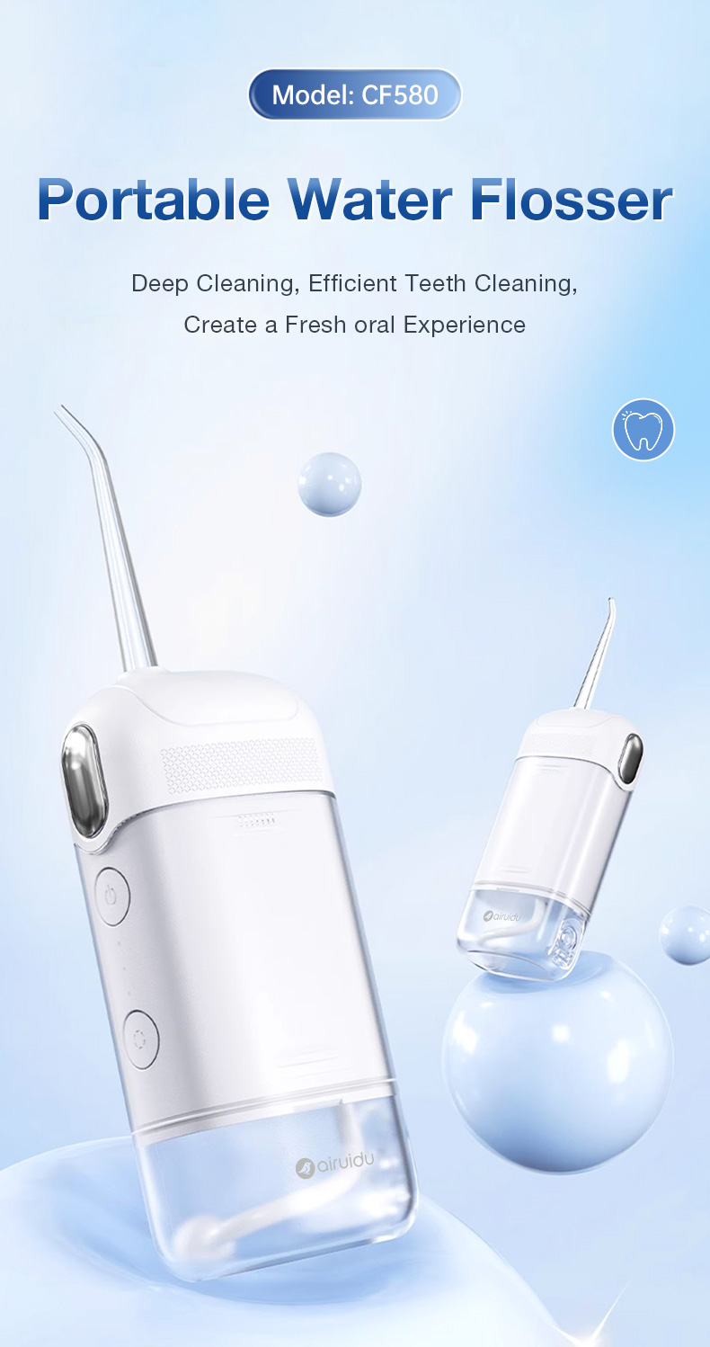 Jual Airuidu CF580 Water Floss Gigi Oral Irrigator Dental Water 200ML ...