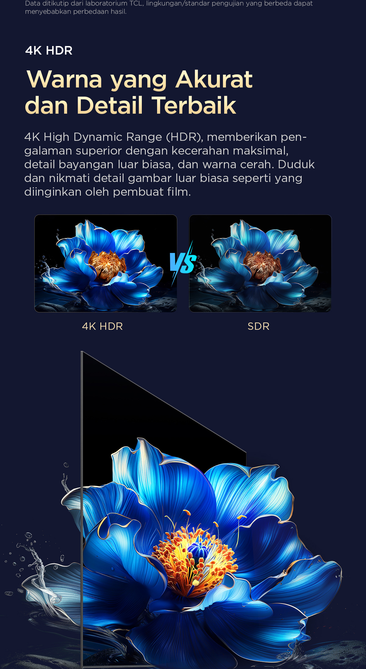 Jual TCL AI 4K Google TV 50 inch V6C - MEMC - HDR 10 - HVA Panel - Dolby Audio - Google Play ...