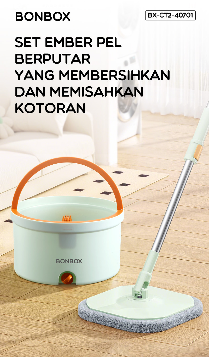 Jual 【READY STOCK】BONBOX Alat Pel Lantai 2 in 1 DAPAT 2 Kain Refill ...