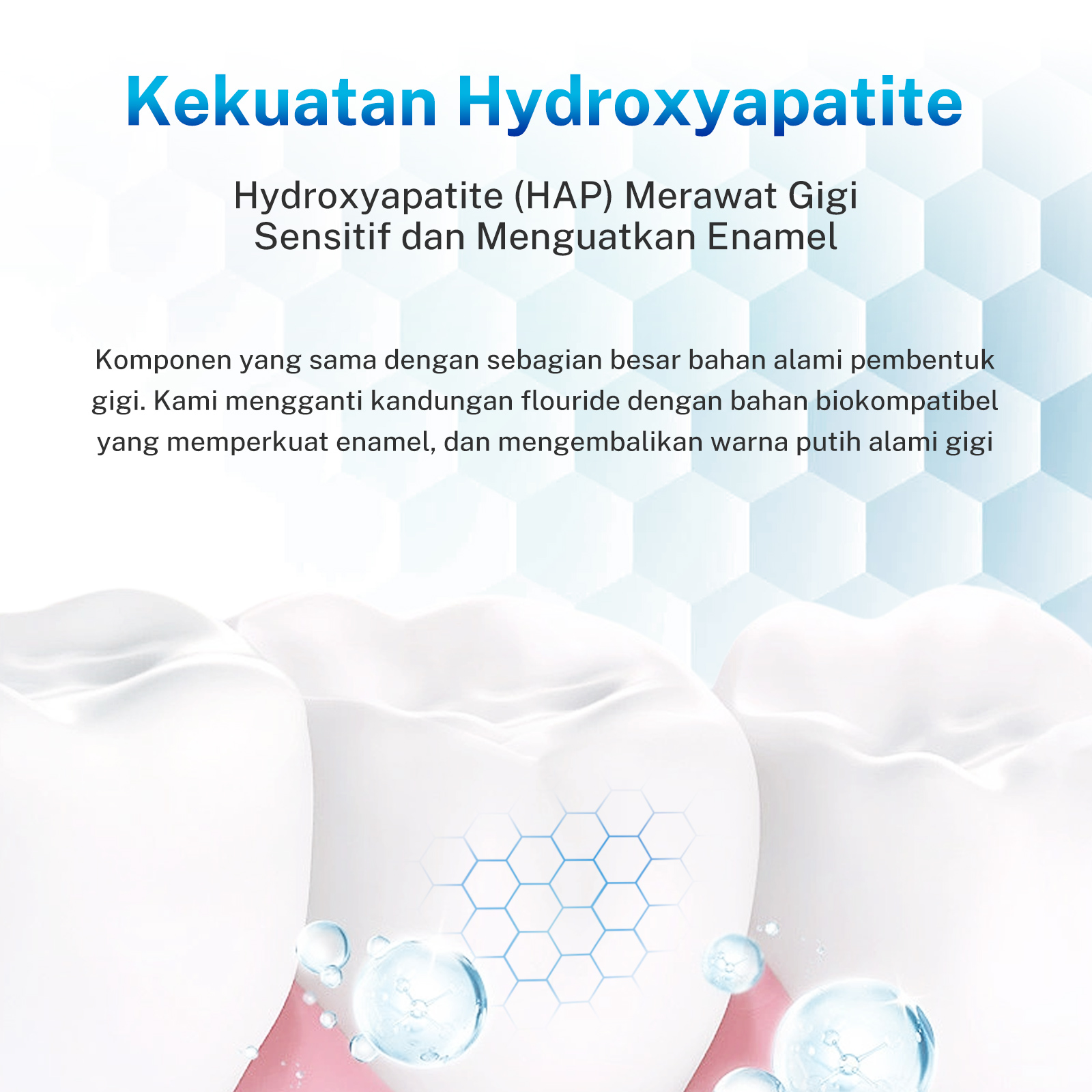 Jual [BPOM]METOO Advanced HAP Toothpaste 100g -Hydroxyapatite / Gigi ...